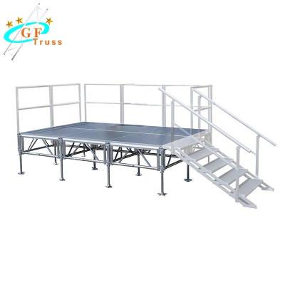 China Guangzhou hot selling adjustable aluminum portable stage platform for sale