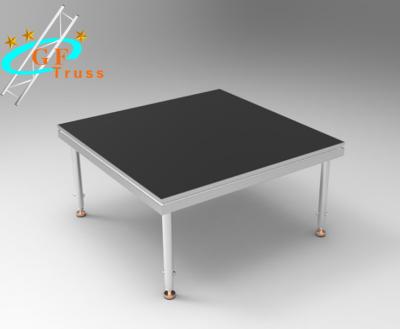 China aluminum  stage  truss  adjustable height 0.6--1M stage platform All ground for sale