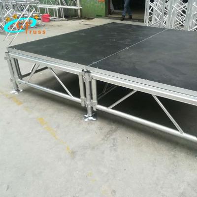 China Folding outdoor event concert dance aluminum stage platform,Adjustable Height for sale