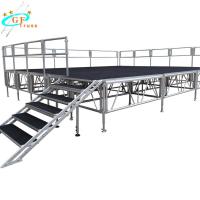 China portable stage for outdoor concert stage truss system/aluminum stage easy assemble for sale