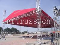 China 50mm*3mm Spigot Aluminum Truss System Triangle Shape 6061-T6 for sale