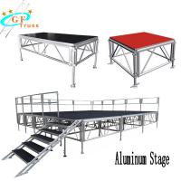 China portable stage for outdoor concert stage truss system/aluminum stage easy assemble for sale