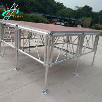 China aluminum plywood platform stage deck with adjustable leg for concert,event for sale