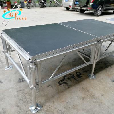 China Display Aluminum Truss Stage Platform Portable Stage Frame Structure for sale