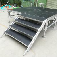China Portable aluminum stage durable  platform desk with adjustable legs for outdoor music event concert  display for sale