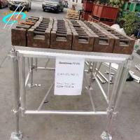 China NonSlip 6061-T6 Aluminum Wooden Platform Stage For Concert for sale