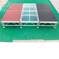 China NonSlip 6061-T6 Aluminum Wooden Platform Stage For Concert for sale