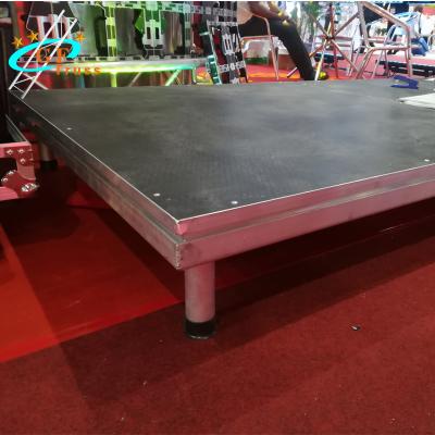 China Wedding Four Legged Aluminum Stage Platform With Different Height for sale