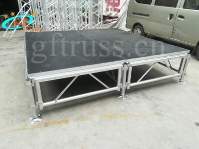 China Mobile Modular Outdoor Aluminum Stage Truss Lightweight for sale