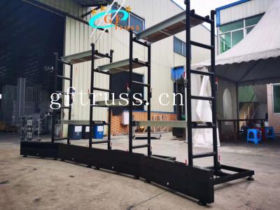 China 50*3mm Tube 0.64M 0.96M Aluminium Stage Frame For LED Display for sale