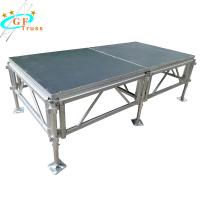 China 1.0m Adjustable NonSlip Aluminum Stage Platform Portable for sale