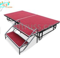 China 4ft*4ft 6061-T6 Aluminum Stage Platform Height Adjustable for sale