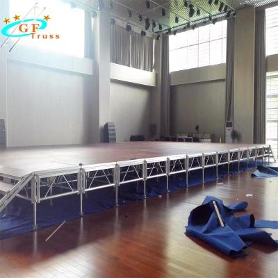 China Waterproof Aluminum Portable Stage Platform 18mm Plywood for sale