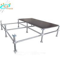 China Plexiglass Portable Aluminium Stage Platform 1.22*1.22M for sale