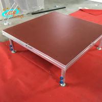 China Alu 6061-T6 Assemble Movable Portable Wooden Platform For Event for sale