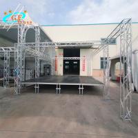 China Alu 6061-T6 Assemble Movable Portable Wooden Platform For Event for sale