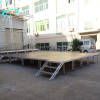 China GF Alloy 4floors Portable Stage Platform For Sound System for sale