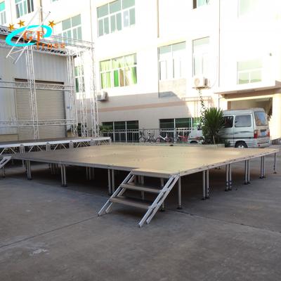 China GF Alloy 4floors Portable Stage Platform For Sound System for sale