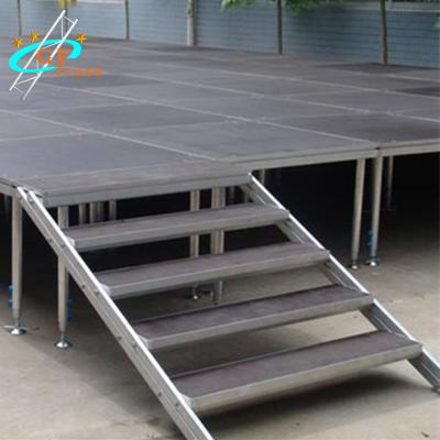 China Portable Aluminum Mobile Concert Stage Anti UV 1.22M*2.44M for sale