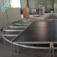 China Round Outdoor 6061-T6 Aluminum Stage Platform Anticrack for sale