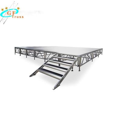 China Folding Light Weight Aluminum Stage Platform 1.22*1.22M for sale