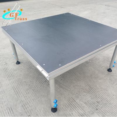 China 6061-T6 Aluminium Stage Platform For Concert With 2floors Stage Stairs for sale