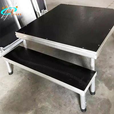 China Durable 4Legs Portable Aluminum Folding Stage 1.22*1.22M for sale