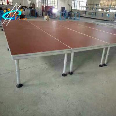 China 1.22M*2.44M Portable Aluminum Stage Platform With Stage Kits for sale