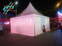 China Light Weight Oxford Aluminum Party Tent With Curved Truss System for sale