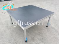 China 6061 T6 Aluminum Stage Platform Height Adjustable For Event for sale