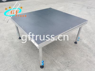 China 6061 T6 Aluminum Stage Platform Height Adjustable For Event for sale
