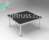 China 6061 T6 Aluminum Stage Platform Height Adjustable For Event for sale