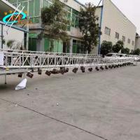 China Triangle Uniform Stress Aluminum Spigot Truss 4m Length for sale