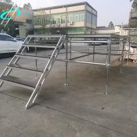 China Platform 6061-T6 Aluminum Truss Stage Movable Scaffolding for sale