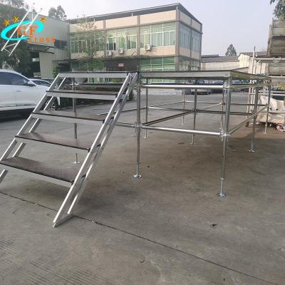 China Celebration Aluminum Stage Truss Adjustable Base 0.6M Height for sale