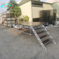 China Platform 6061-T6 Aluminum Truss Stage Movable Scaffolding for sale