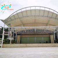 China Curved Arched 6061-T6 Aluminum Roof Truss System For Exhibition for sale