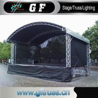 China Curved Arched 6061-T6 Aluminum Roof Truss System For Exhibition for sale