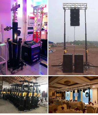 China Mobile 7M Crank Stand Line Array Truss Load Bearing 340Kg for sale