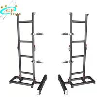 China 50*3mm Ground Stand Support LED Screen Truss For LED Cabinet for sale