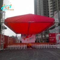 China 50*3mm Tube Telescopic Aluminum Roof Truss System For Elevator for sale
