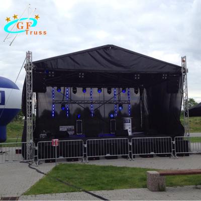 China Telescopic Integral Aluminum Roof Truss System Spigot Type for sale