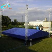 China Telescopic Integral Aluminum Roof Truss System Spigot Type for sale