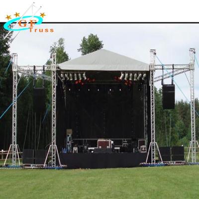 China 50*3mm Main Tube Aluminium Lighting Truss Arch Shape for sale
