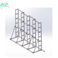 China Aluminum 50*3mm Main Tube LED Screen Truss For LED Cabinet for sale