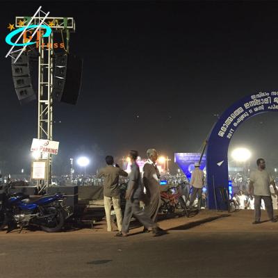 China 6061-T6 Aluminum Alloy Line Array Sound System Spigot Type for sale