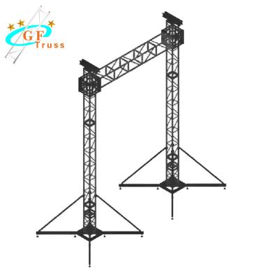 China 10M Height Aluminum Line Array Speaker Truss Hang Up for sale