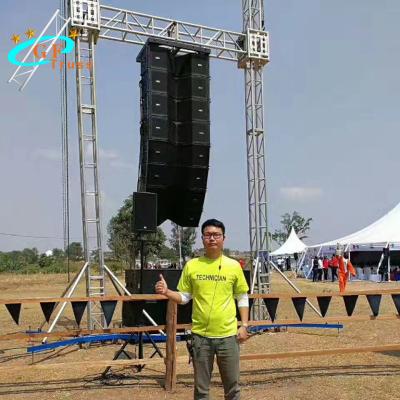 China Spigot Type Alu 6082-T6 Line Array Truss For Indoor Events for sale