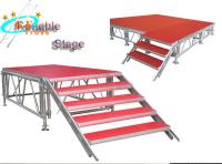 China 3Floors GF 1.22*1.22M Aluminum Platform Stage For Concert for sale