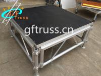 China DJ Concert Wedding Light Aluminum Stage Platform With Adjustable Legs for sale